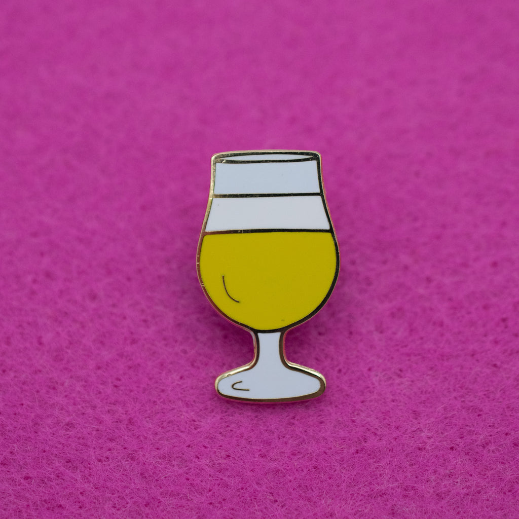 Craft Beer Tulip Glass Hard Enamel Lapel Pin – Begin Industries